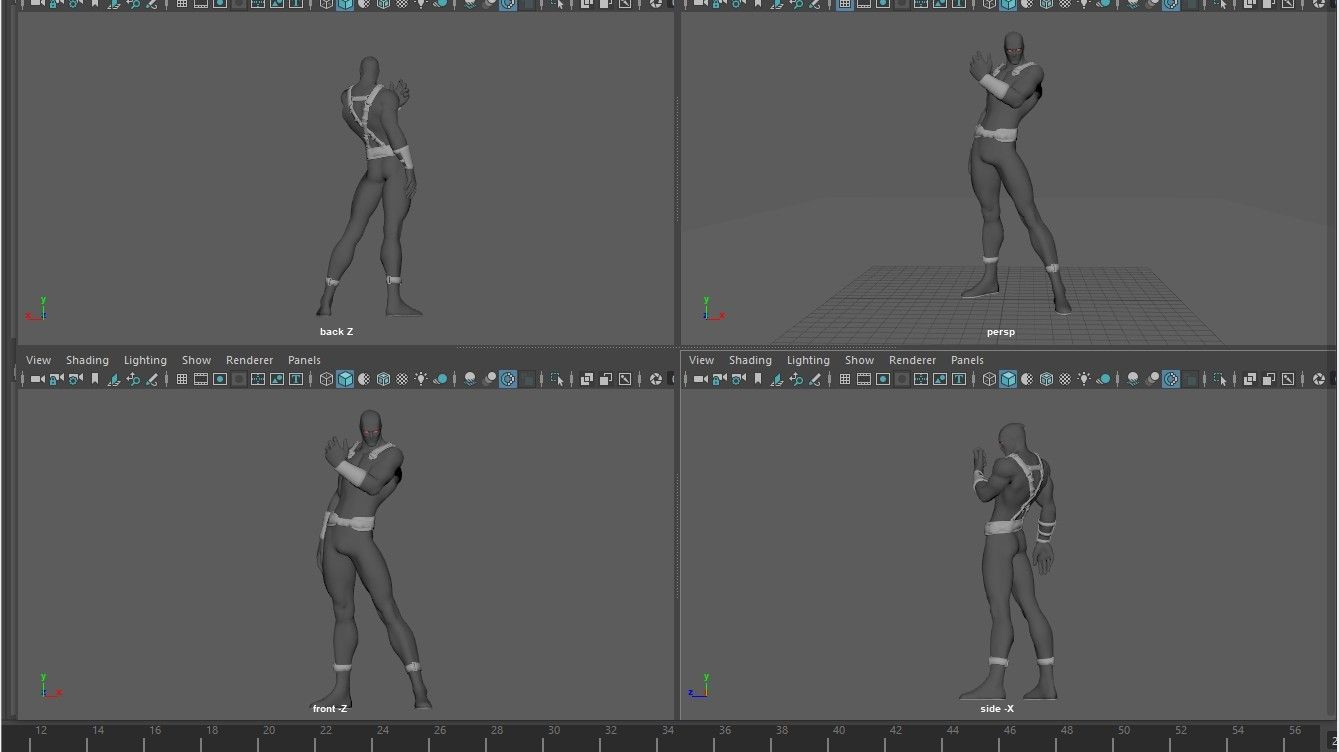 pose练习-游戏动画第三十七期第四课-CGJOY课堂 - CGJOY