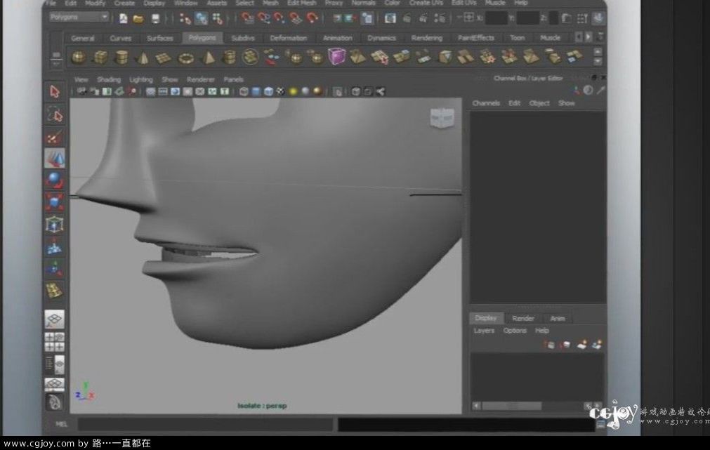 Maya面部表情制作视频教程Digital-Tutors Adding Facial Topology in Maya - 其他资源 ...