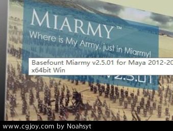 Basefount Miarmy群组物理渲染Maya插件 v2.5.01 – x64bit Win - 其他资源 - Powered by Discuz!