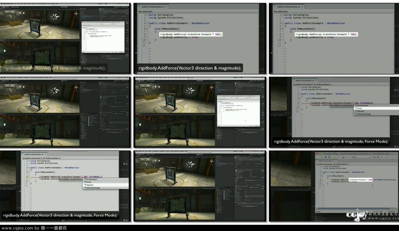 添加力场Add Force-Unity 官方教程 物理系统 - 其他资源 - Powered by Discuz!