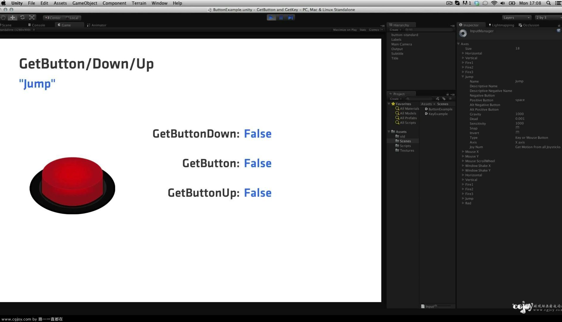 如何获得按钮或按键输入GetButton and GetKey-初级脚本编写系列 - 其他资源 - Powered by Discuz!
