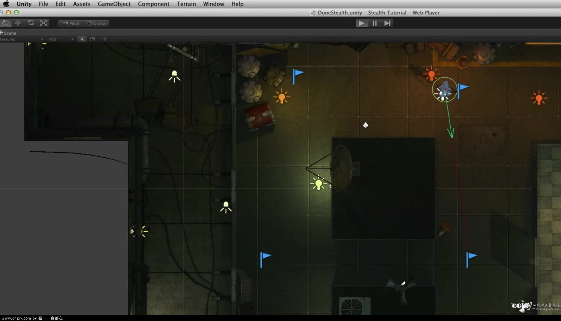 敌人动画设置 - Stealth Project潜行风格游戏制作 - 其他资源 - Powered by Discuz!