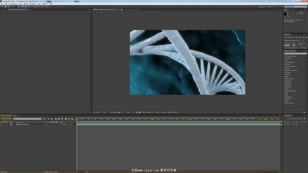 AE Trapcode TAO 插件制作三维DNA链动画教程 - 其他资源 - Powered by Discuz!