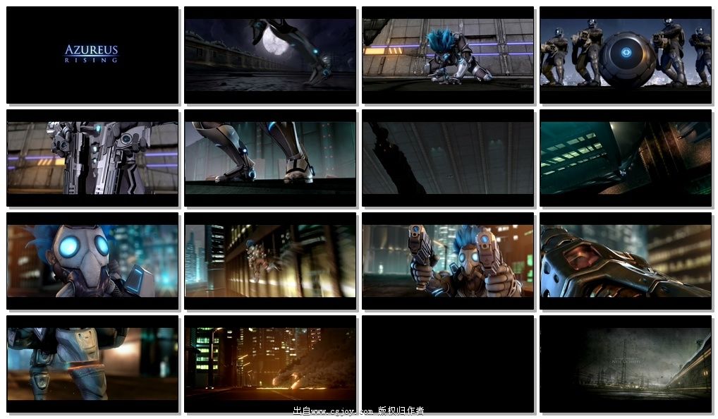 动作科幻CG短片《Azureus Rising》 - 其他资源 - Powered by Discuz!