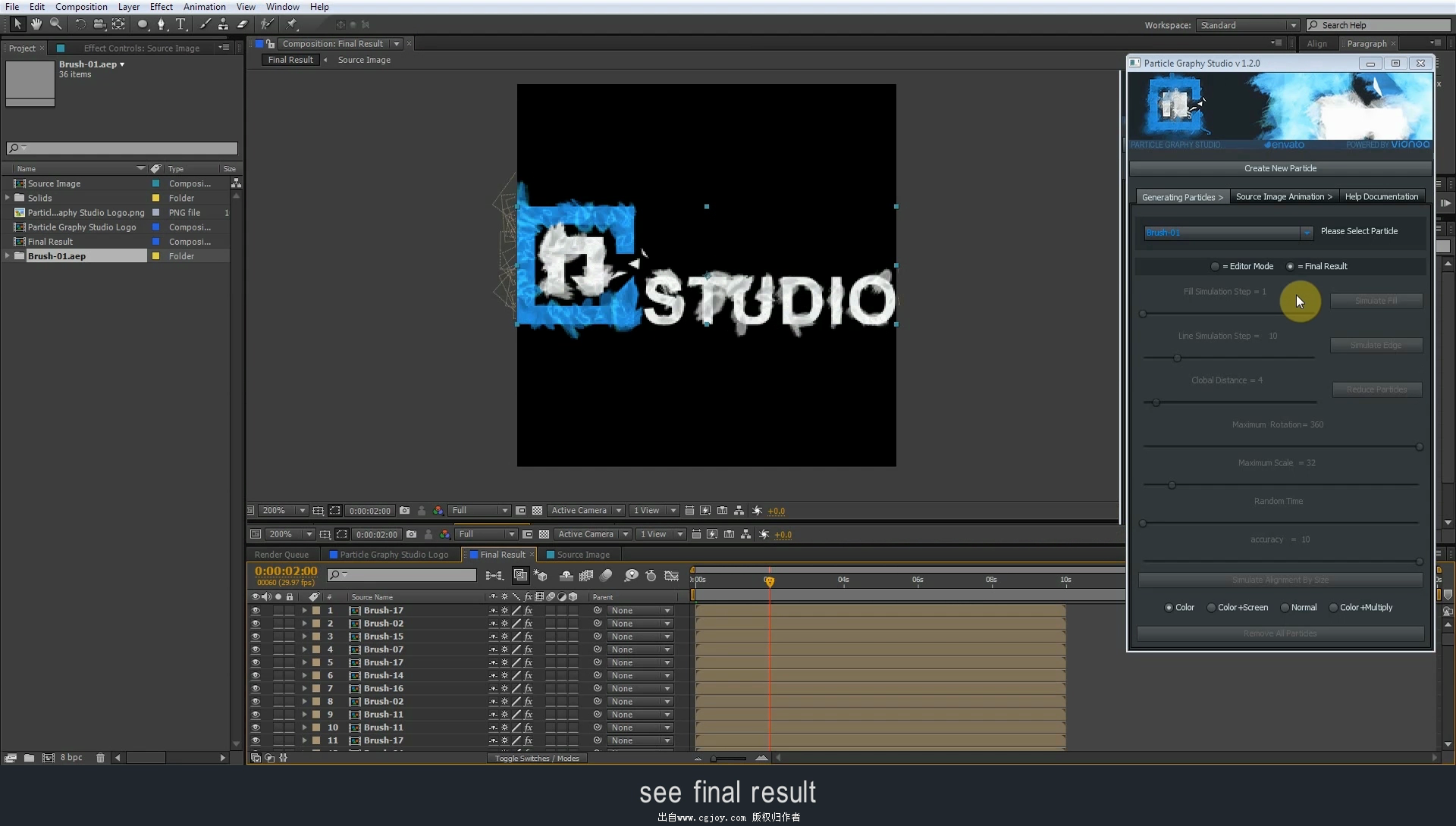 炫酷的图像粒子化AE特效脚本 Particle Graphy Studio 附教程 - 其他资源 - Powered by Discuz!