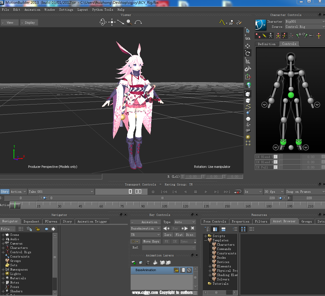 八重樱-MotionBuilder - CG模型交流 - Powered by Discuz!