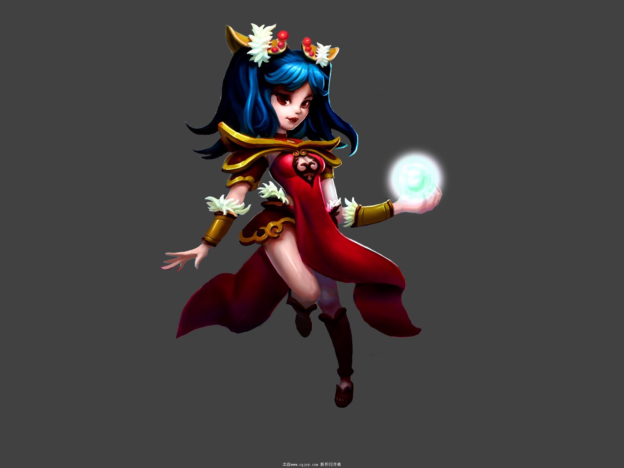 2D游戏角色原画设计-角色原画-CG作品网 - Powered by Discuz!